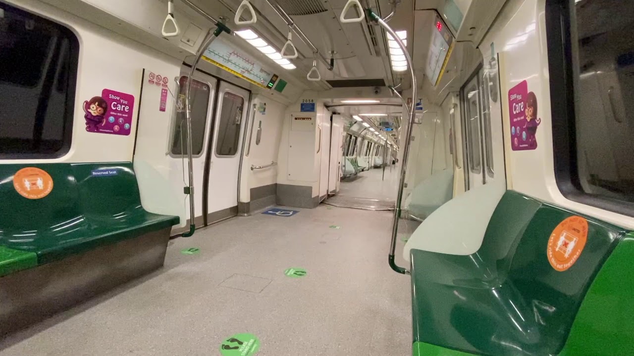 Changi Airport to Tanah Merah | Riding the Singapore MRT East-West Line ...