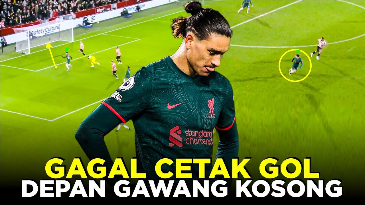 Dikira GOAT Ternyata LORD! Momen Darwin Nunez Gagal Cetak Gol di Depan ...