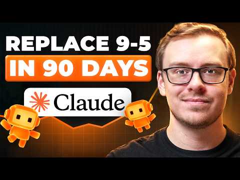 How I'd Replace My 9–5 Income With Claude AI (Realistic 90-Day Plan)