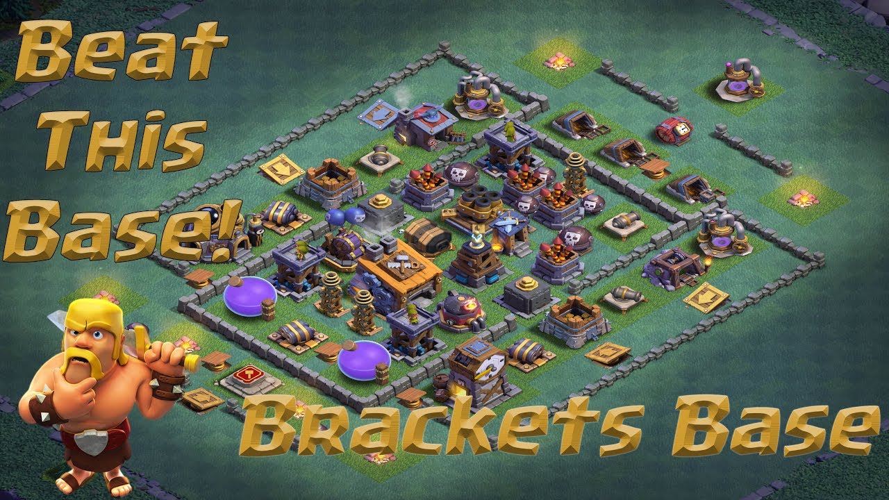 CoC BH8 - How To Beat This Base - Brackets/R2D2 Base - YouTube