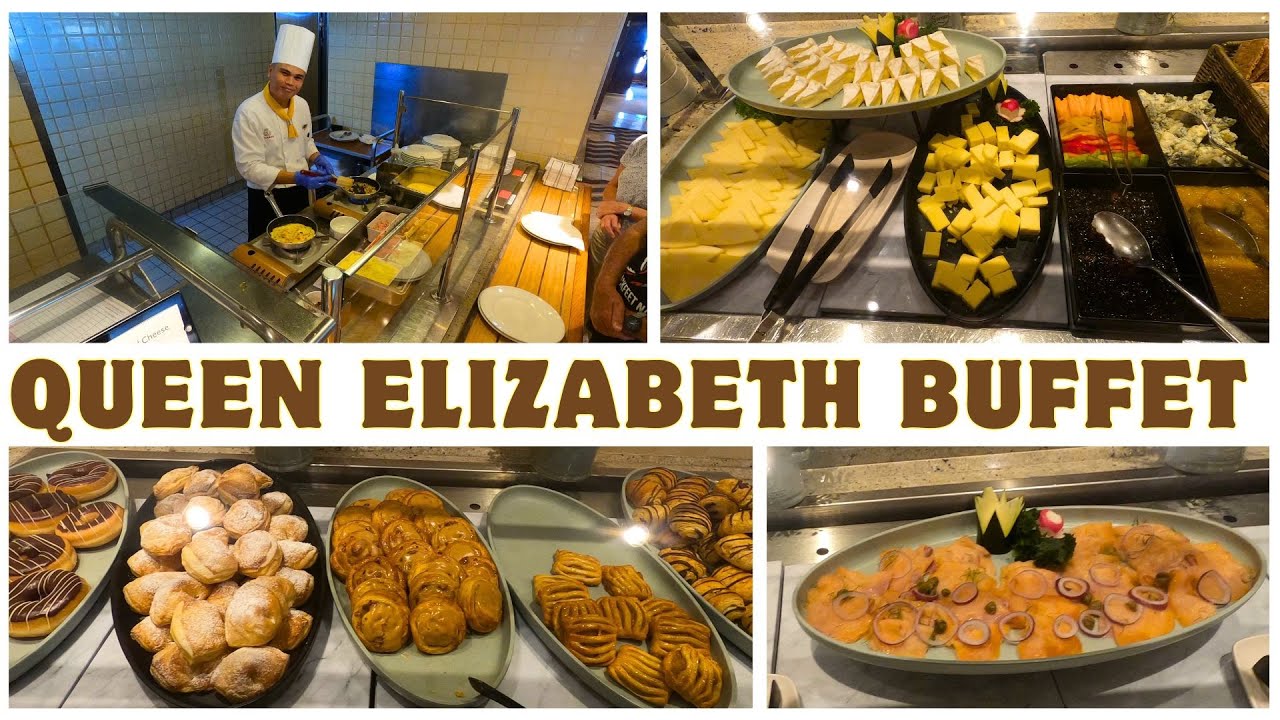 QUEEN ELIZABETH Buffet Breakfast CUNARD LINE - YouTube