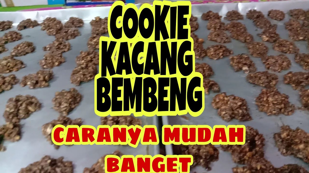 RESEP COOKIE BEMBENG KACANG TANAH | BAHAN DAN CARANYA SANGAT MUDAH ...