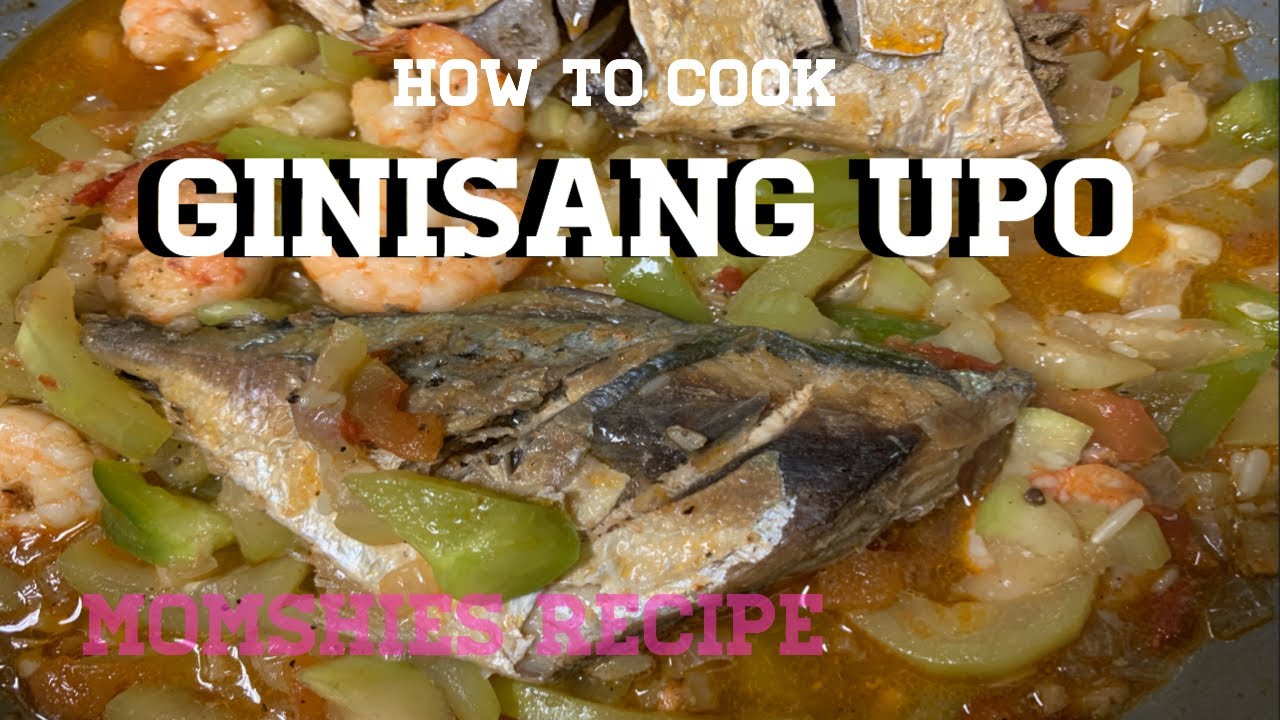 How to Cook GINISANG UPO/ my own version - YouTube