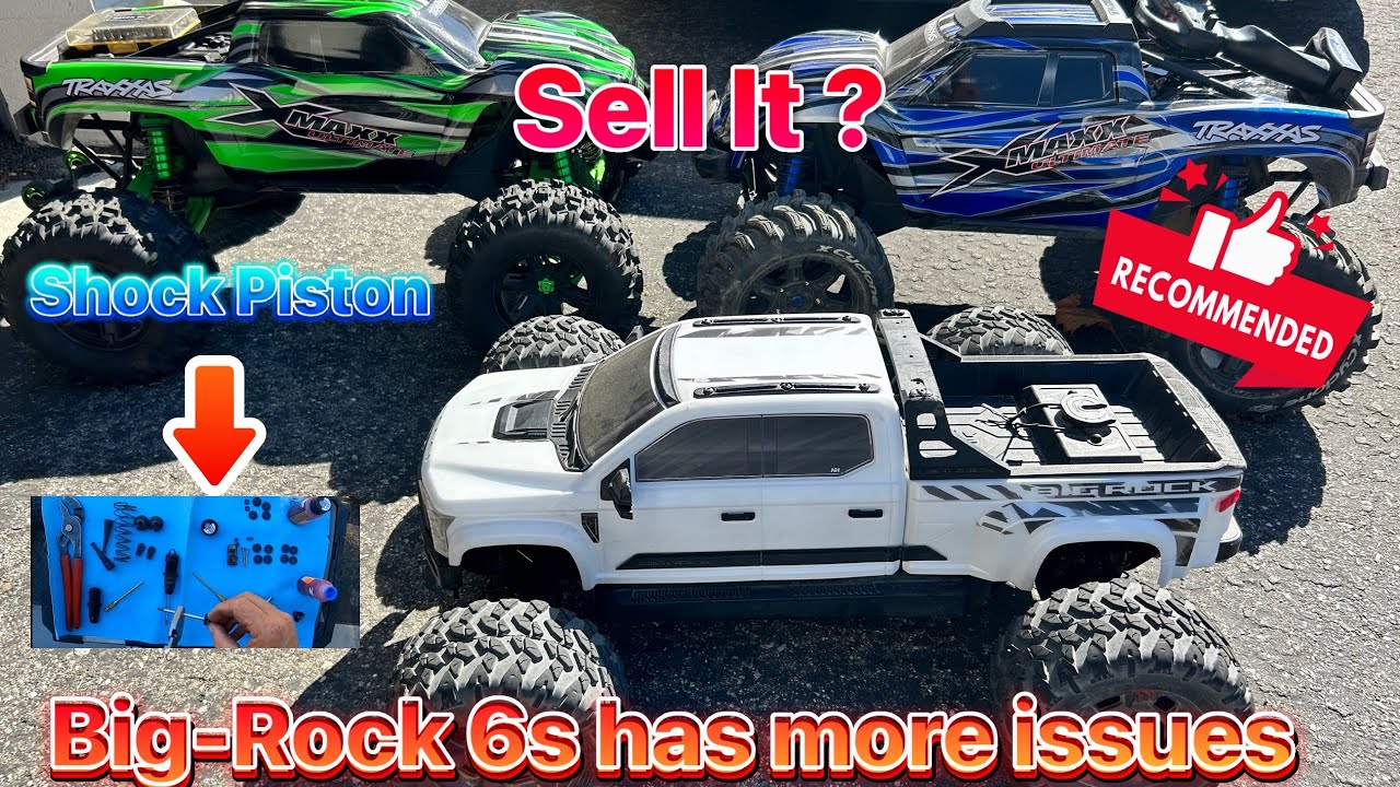 Arrma Big Rock 6s Shock Piston Change,ESC Burning my servos up? Sell ...