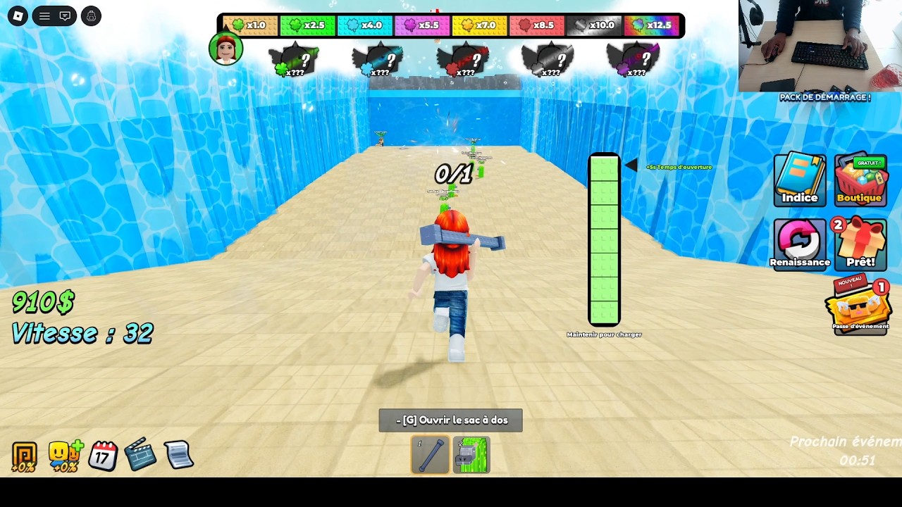 ROBLOX - OPEN SEA FOR BRAINROTS GAMEPLAY 2026 - Handcam - YouTube