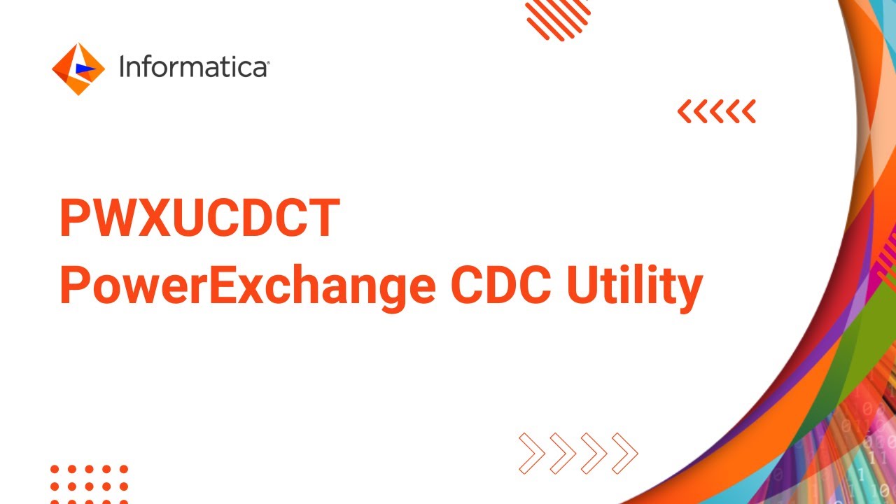 PowerExchange CDC Utility to Manage Files and Reports of Logger ...