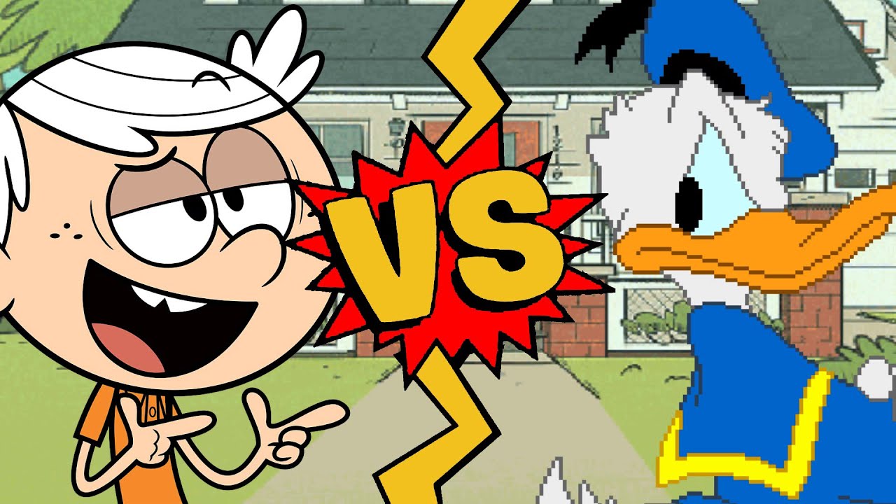 M.U.G.E.N. Battles | Lincoln Loud vs Donald Duck | The Loud House vs ...