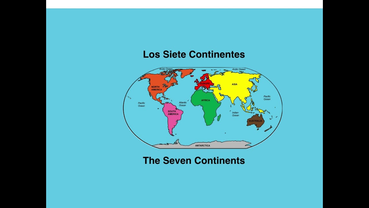 Los 7 Continentes Del Mundo Descubre Los 7 Continentes Del Mundo!