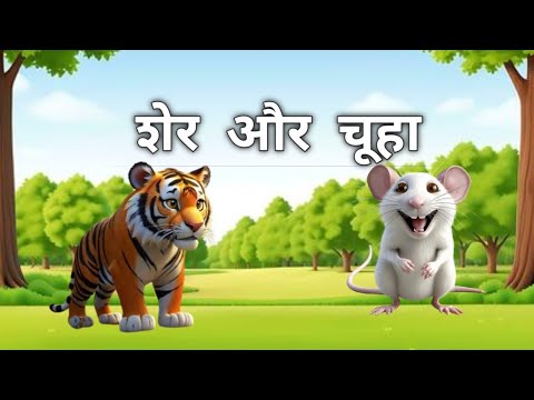 शेर और चूहा || The Story Of Tiger And Mouse || Hindi Story || Moral ...