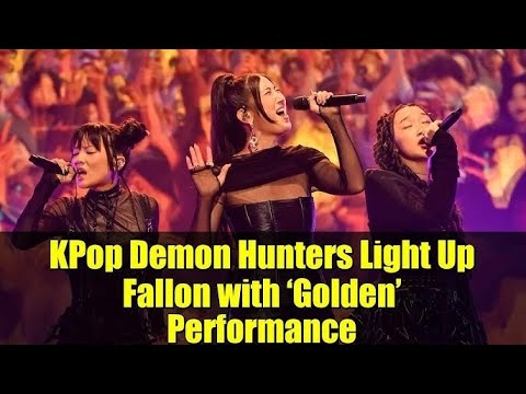 Jimmy Fallon KPop Demon Hunters: ‘Golden’ Performed Live for the First ...