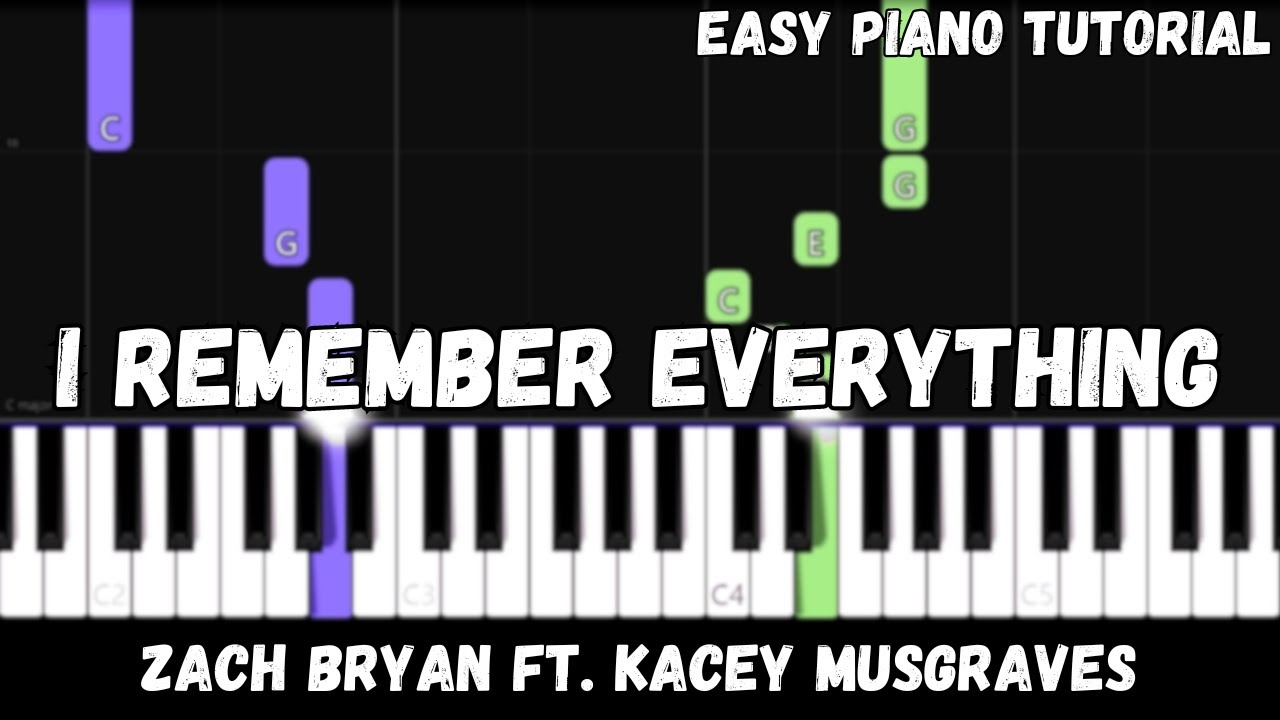 Zach Bryan - I Remember Everything ft. Kacey Musgraves Chords - Chordify