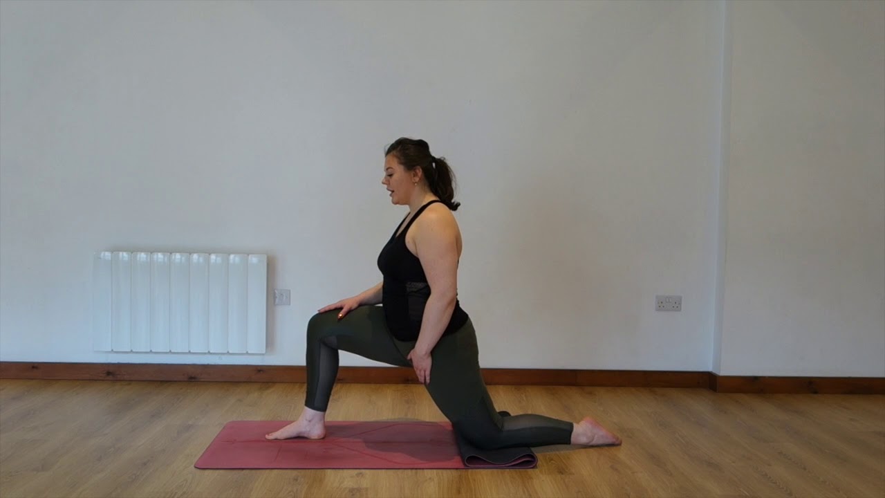 Yoga Osteo Hip Flexor Stretch - YouTube