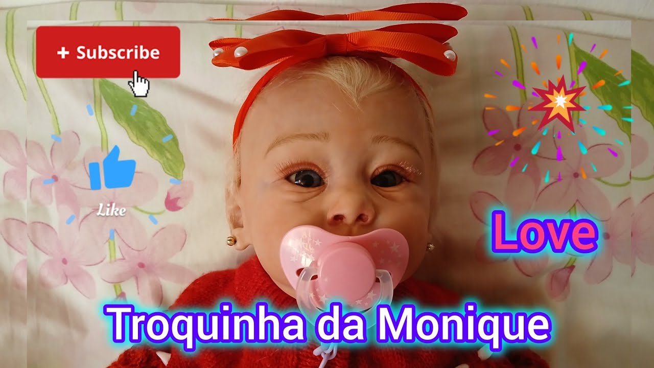 TROQUINHA DA BEBÊ REBORN MONIQUE/MONIQUE REBORN BABY EXCHANGE. - YouTube