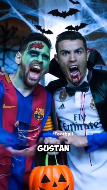Halloween Messi y Ronaldo 🎃#shorts #ronaldo - YouTube