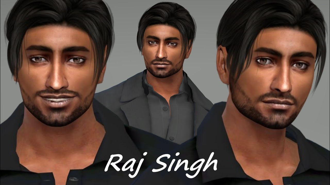 CAS Alpha CC || Raj Singh || The Sims 4 - YouTube