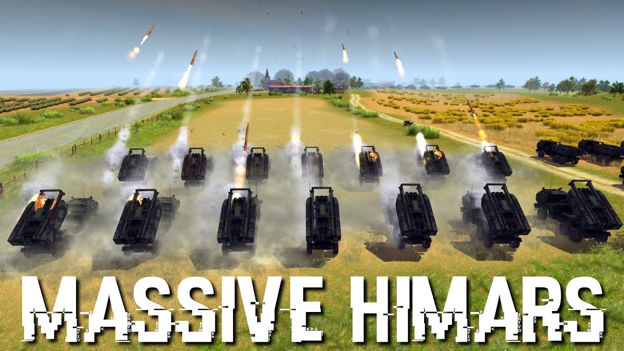 Massive Ukranian Himars attack russian military convoy | MOWAS2 BATTLE ...