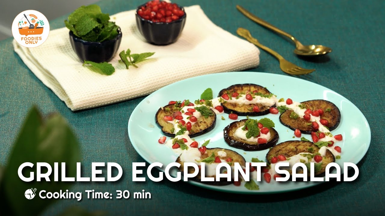 Grilled Eggplant Salad 🍆 | A Flavor Explosion in Every Bite | Foodies ...