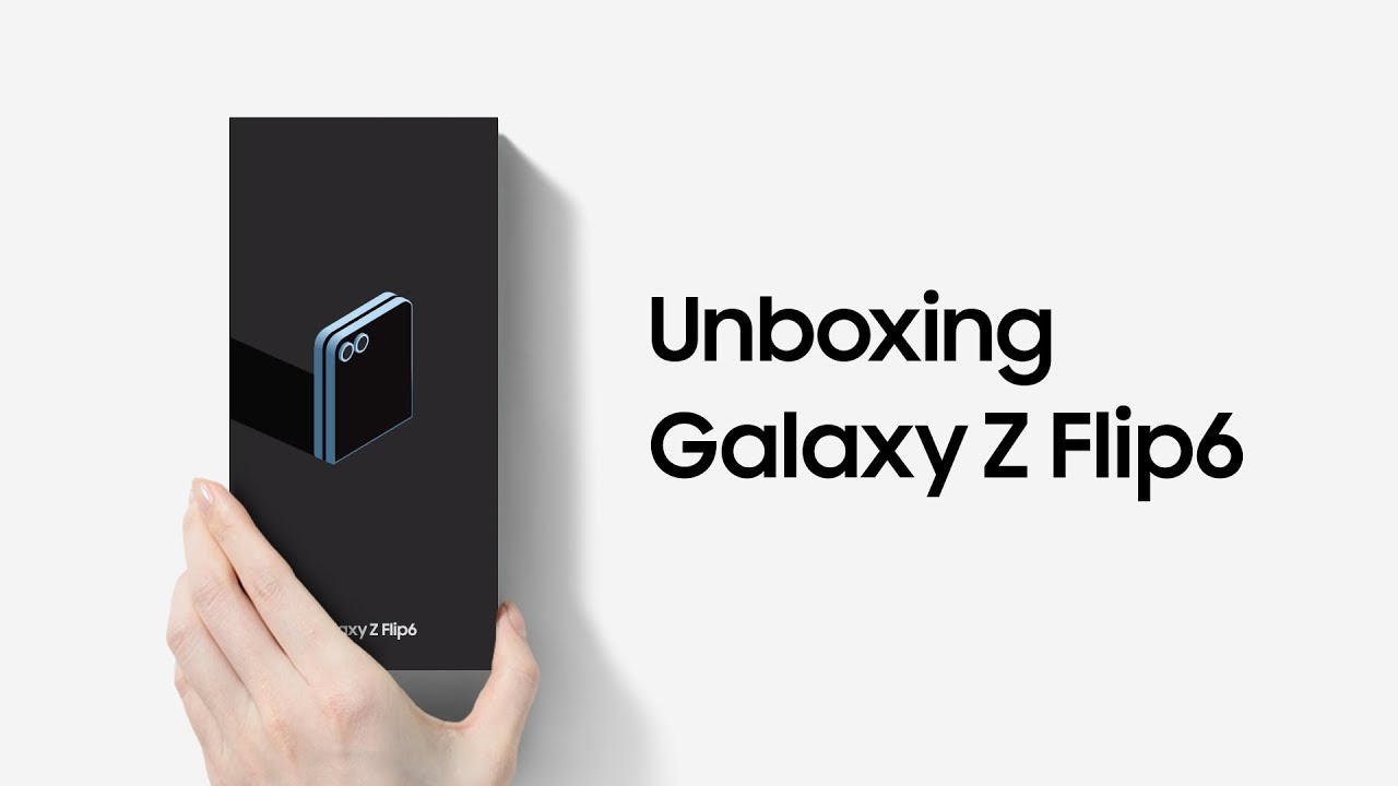 Galaxy Z Flip 6: Official Unboxing | Samsung - YouTube