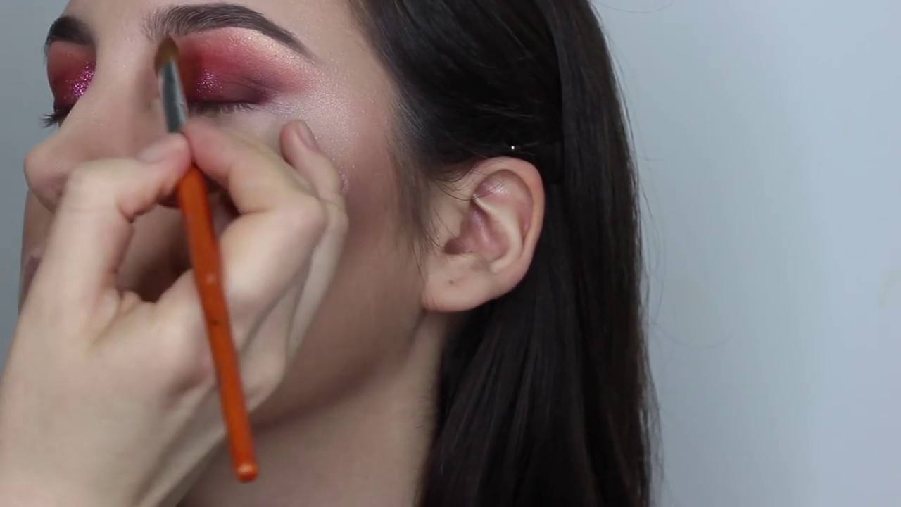 GLAM GLOWING EVENING MAKEUP TUTORIAL - YouTube
