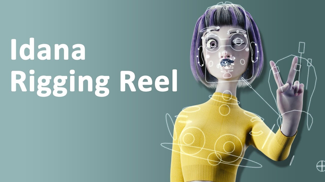 Idana Complete Body Rig [BLENDER RIGGING DEMO REEL] - YouTube