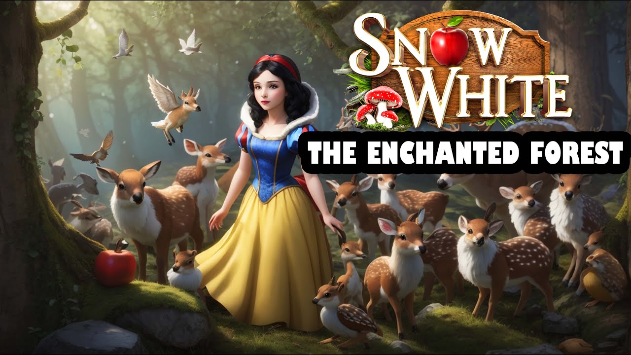 Snow White and the Enchanted Forest Short English Story - YouTube