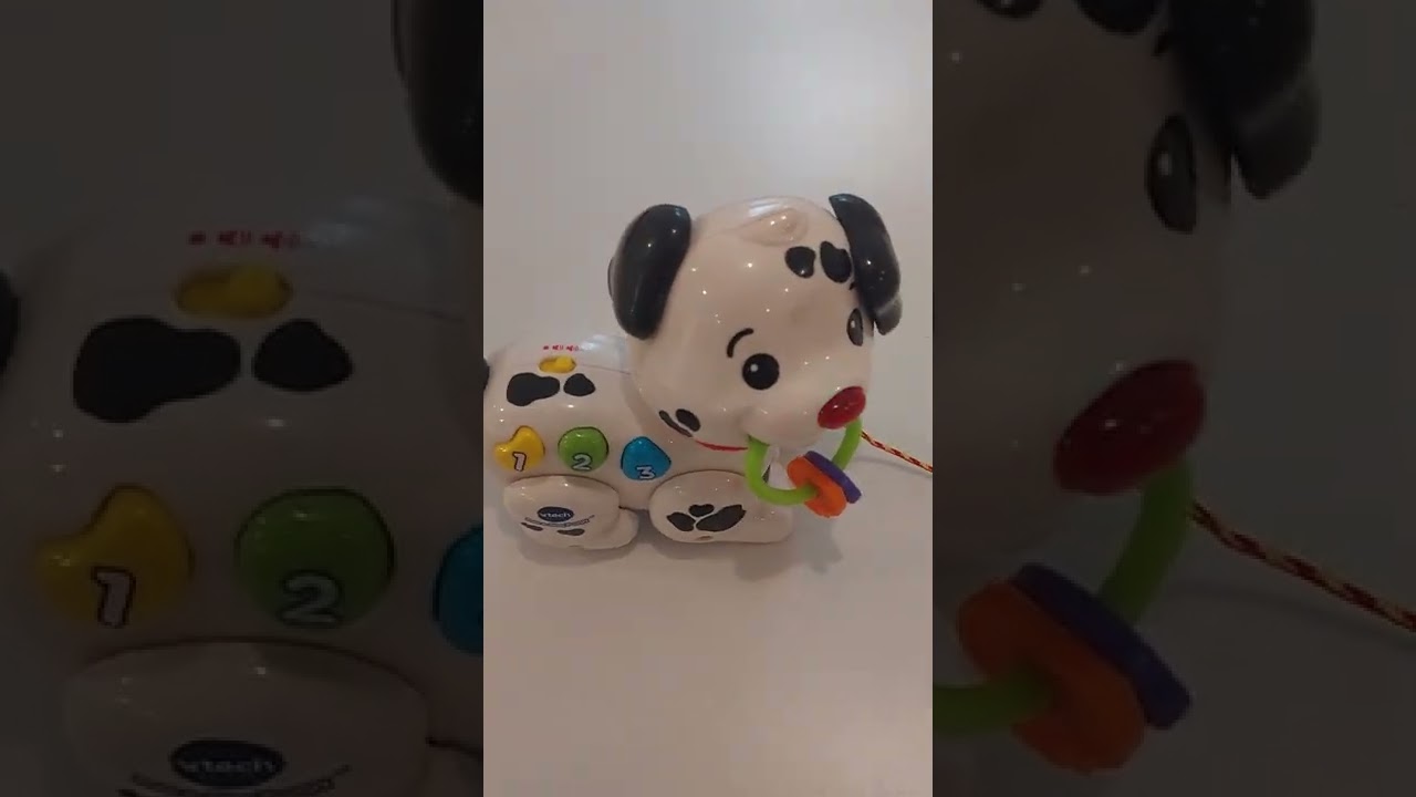 Vtech pull & Sing puppy toy shown working. - YouTube