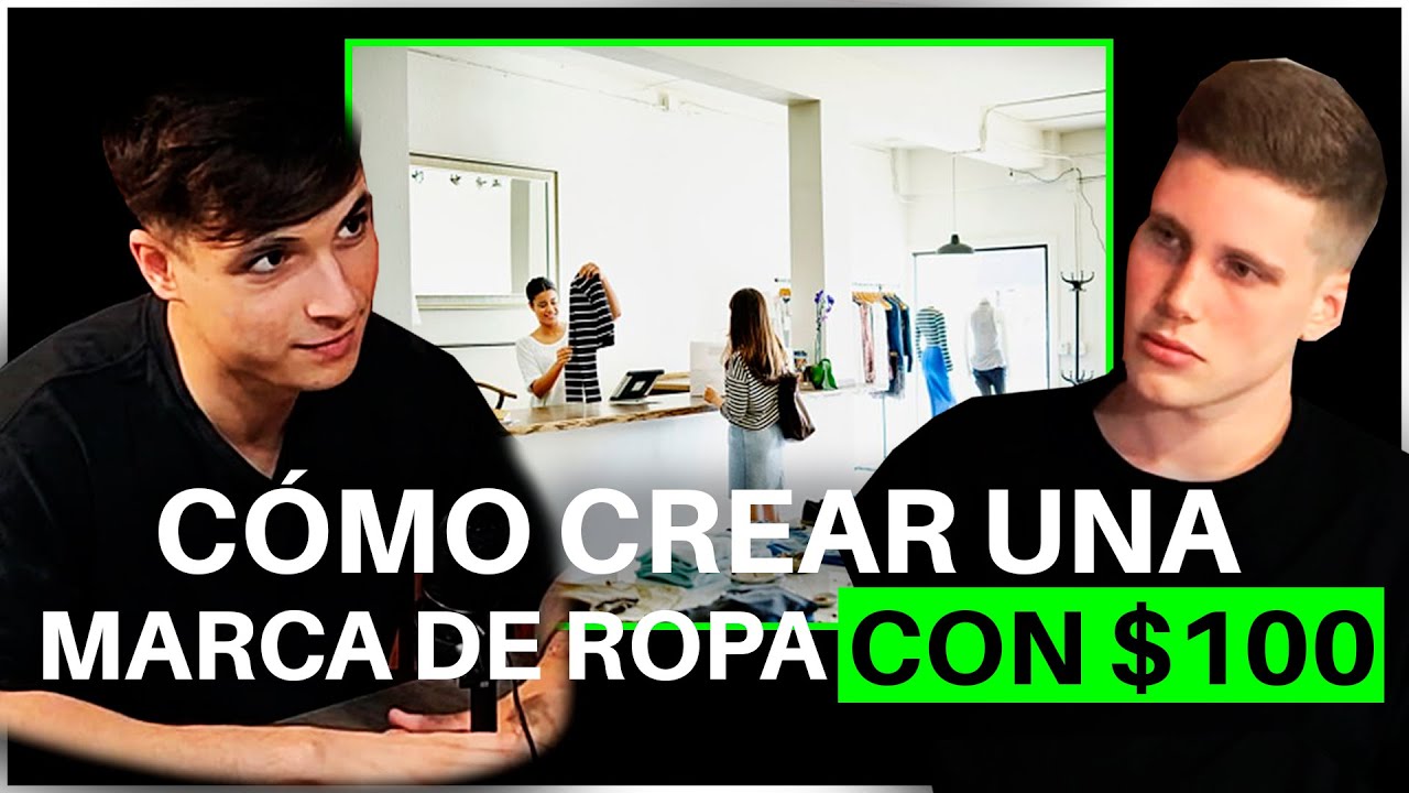Cómo empezar una marca de ropa con $100 - YouTube