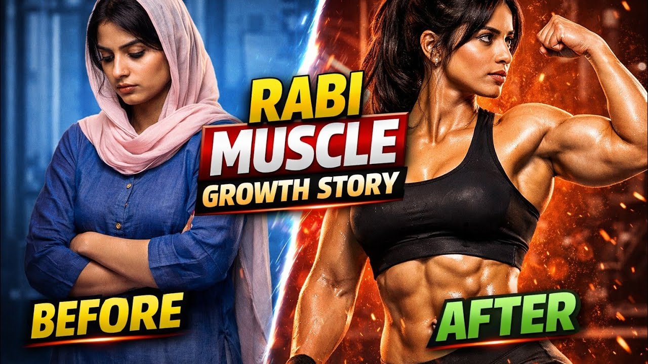 Rabi Muscle Growth Story | Female Muscle Growth Transformation ...