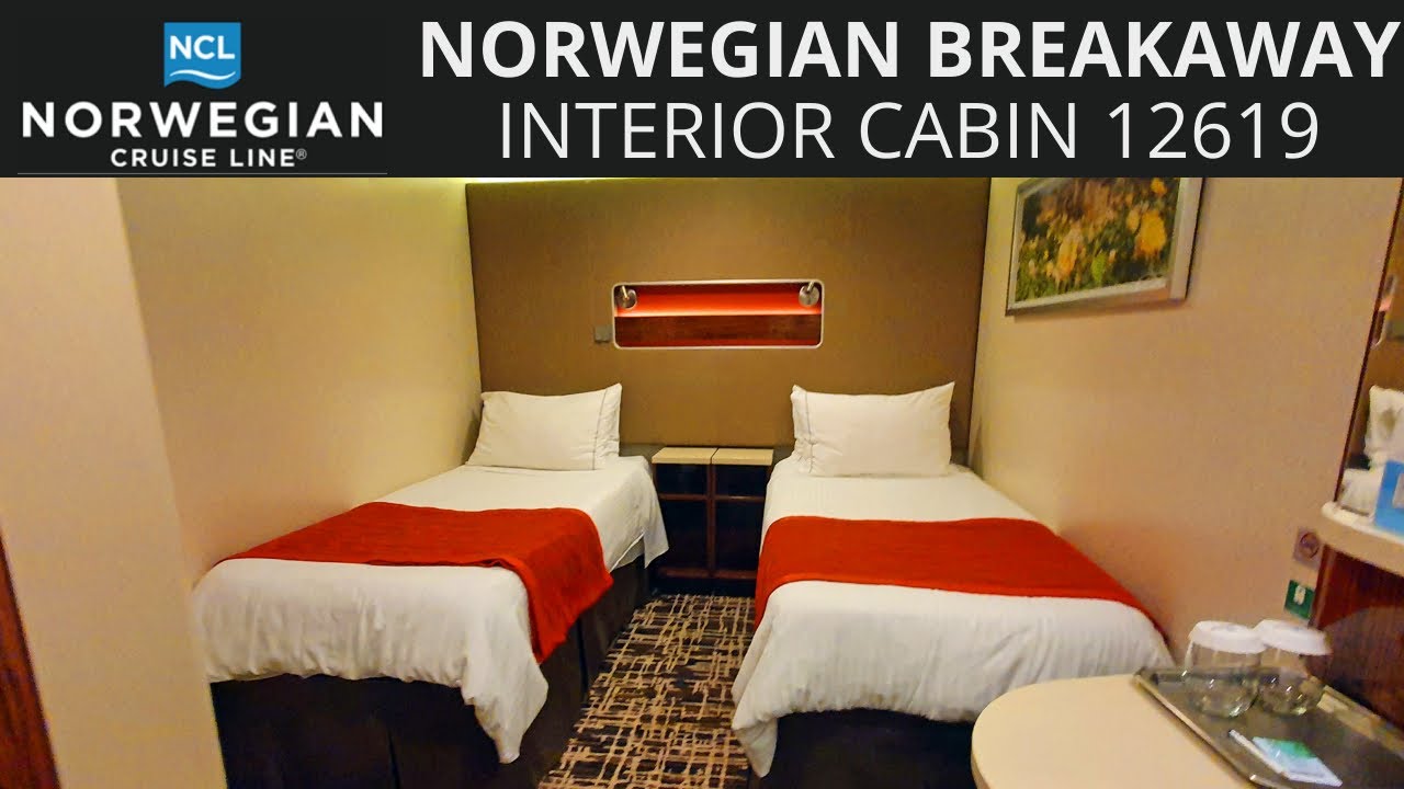 Norwegian Breakaway - Interior Stateroom 12619 (@norwegiancruiseline ...