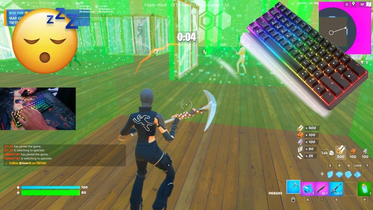 “Caper” skin takes over Box Fights 180FPS 😍 Chill GK61 Fortnite ...