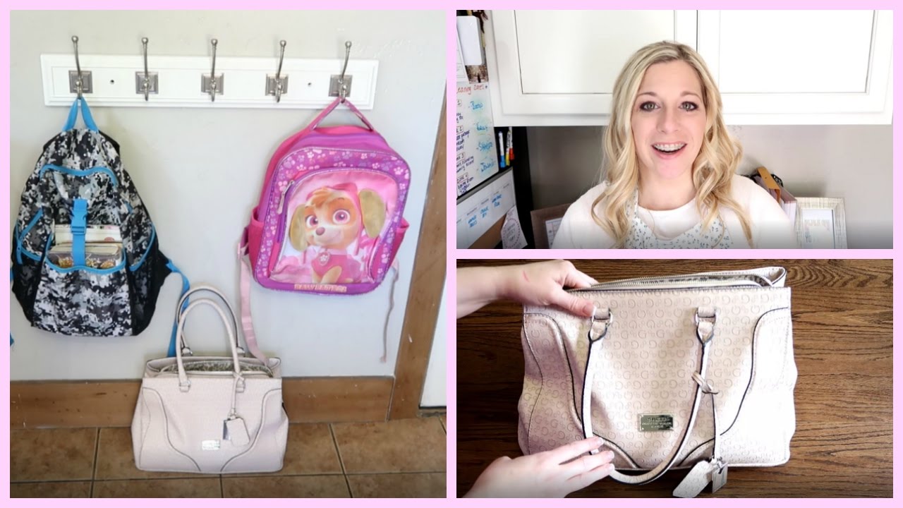 Clean Out Your Purse~ Create A Launch Pad - YouTube