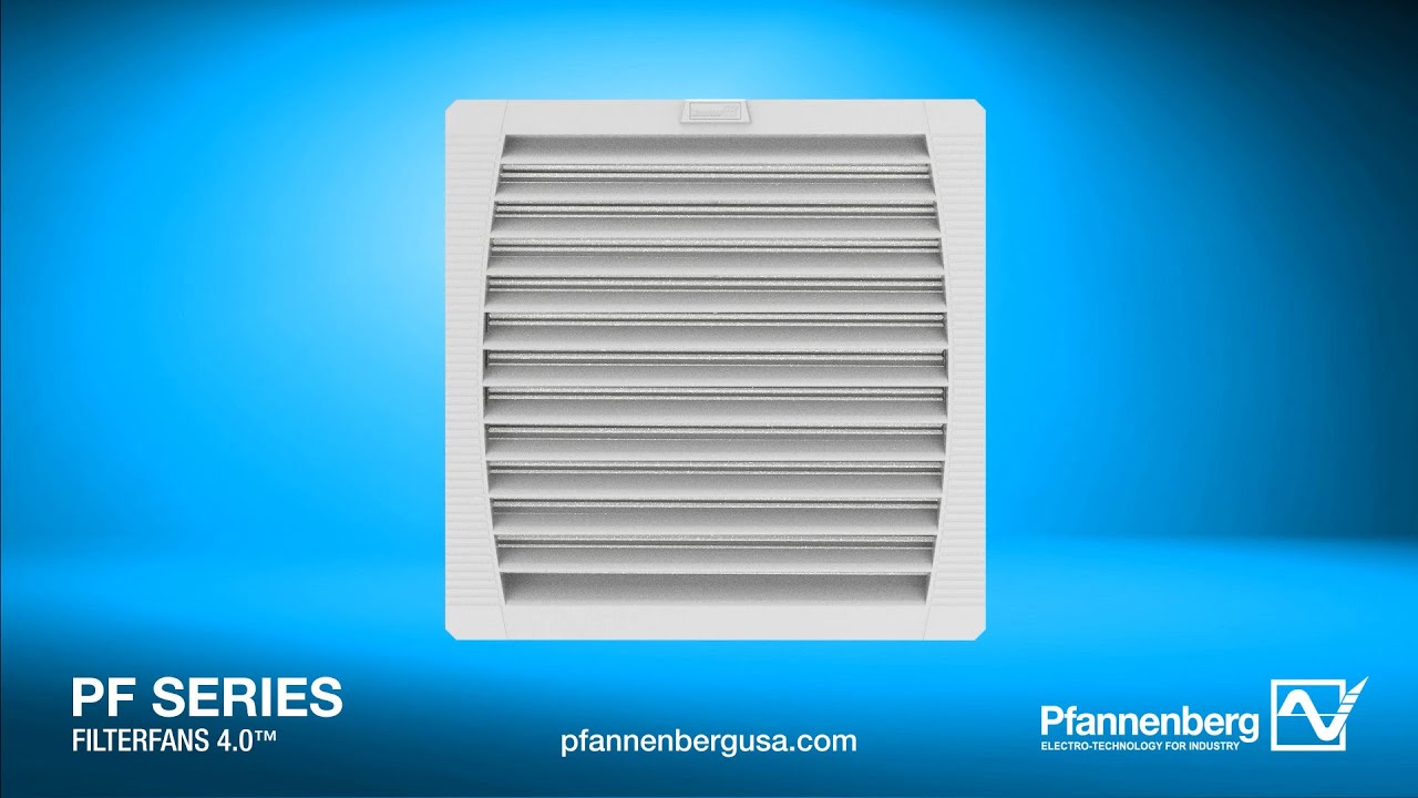 Pfannenberg FILTERFANS 4.0™ and Replacing Filters - YouTube