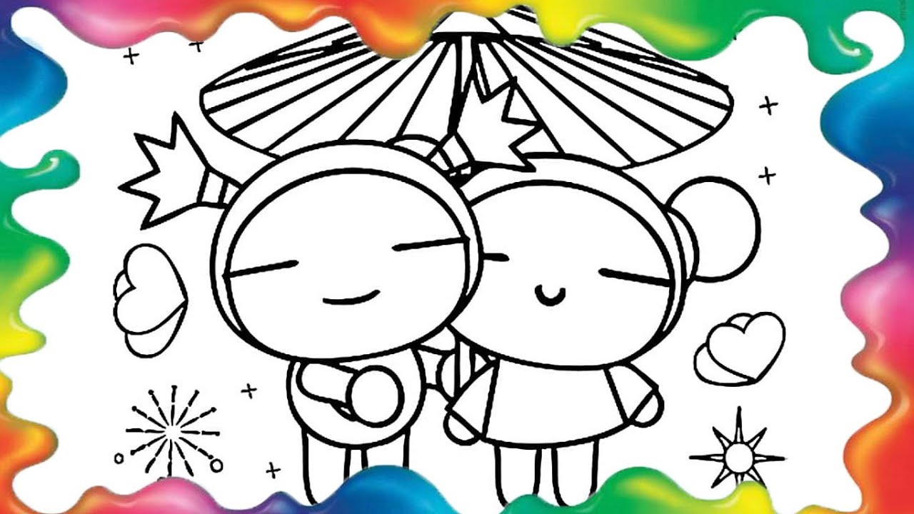 🌈 Pucca Para Colorir | Pucca Em Português | Pucca Coloring Pages ...
