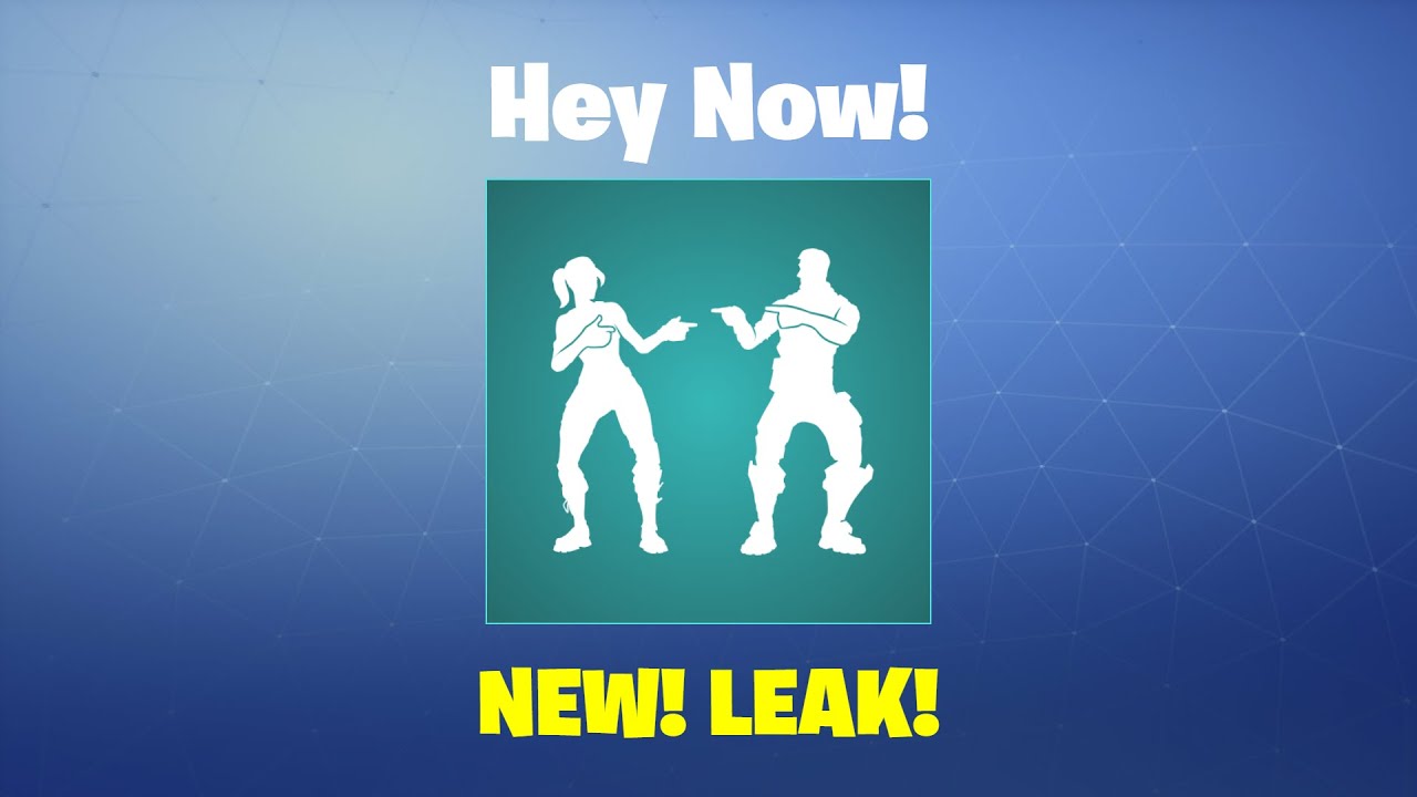 Hey Now! | Leak | Fortnite Emote - YouTube