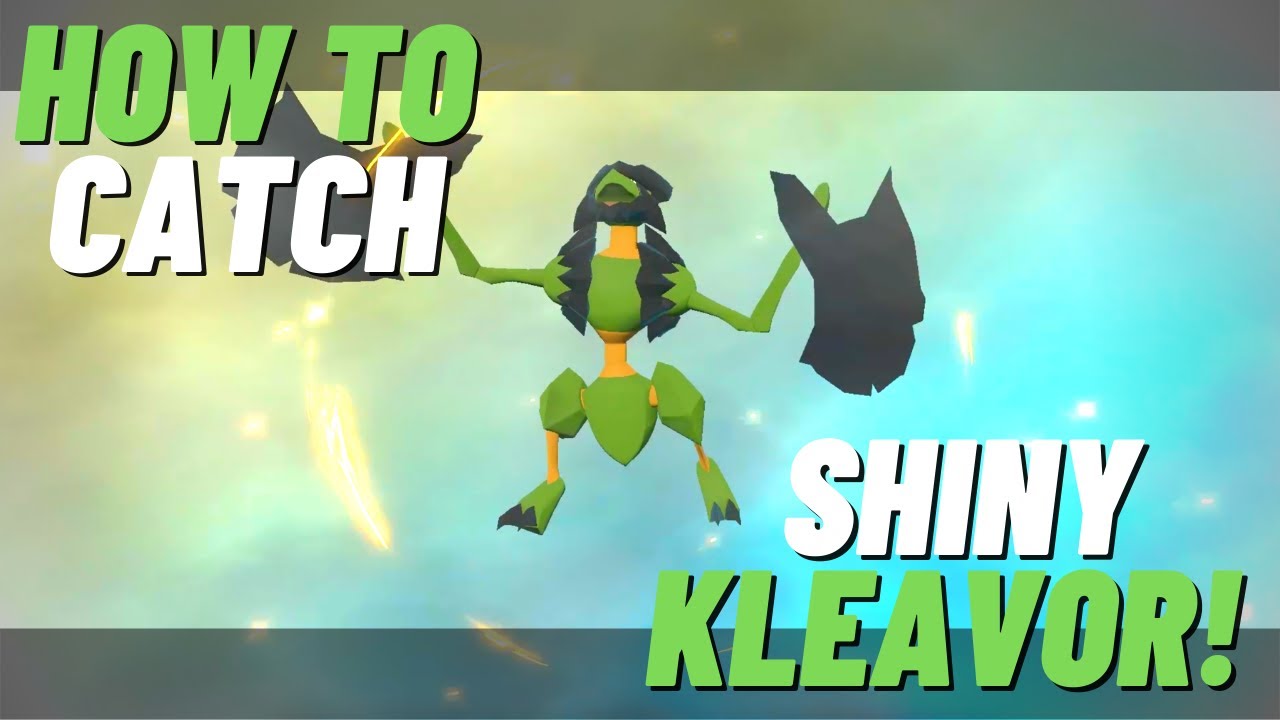 Pokemon Legends Arceus - How to Catch SHINY Kleavor - YouTube