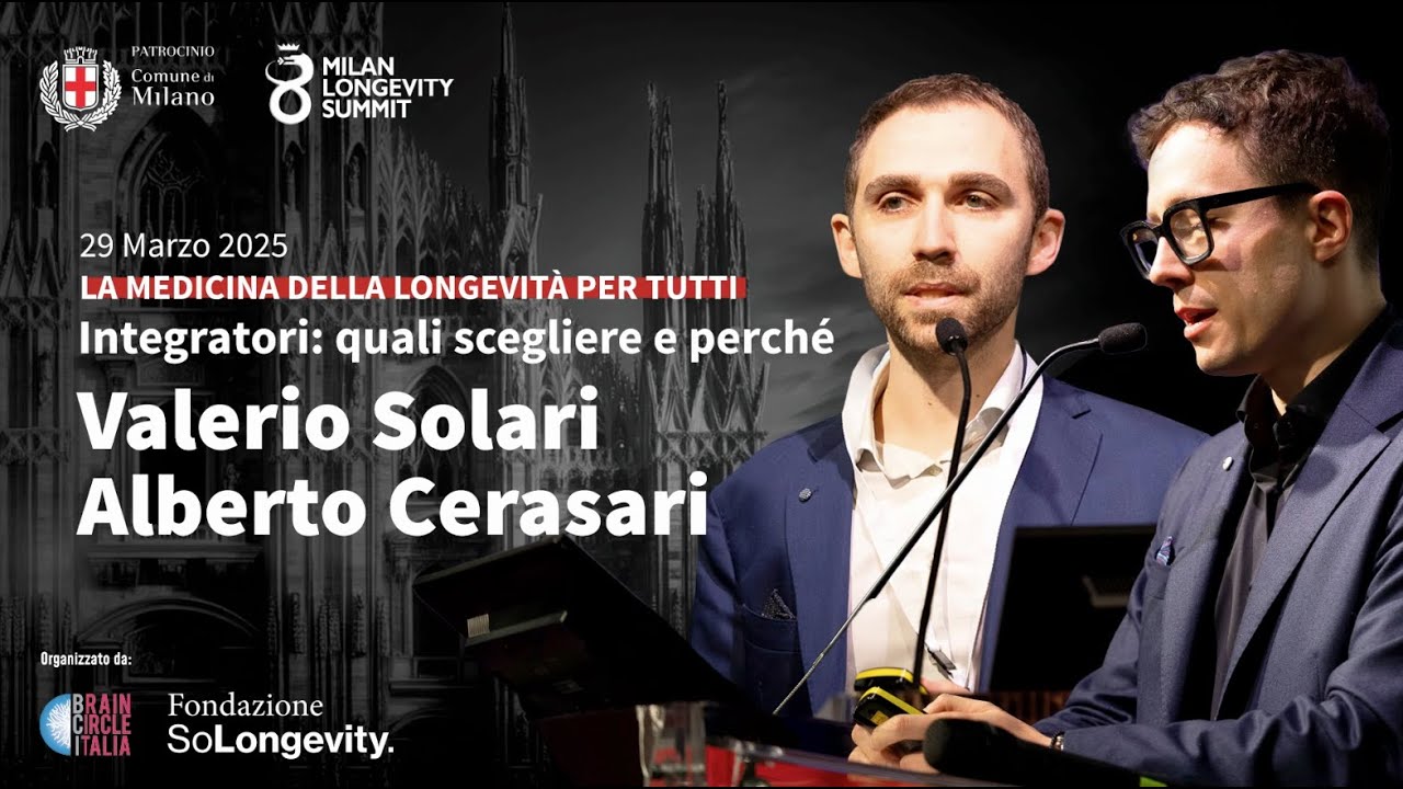 Workshop - Integratori: Quali Scegliere e Perché - Milano Longevity ...