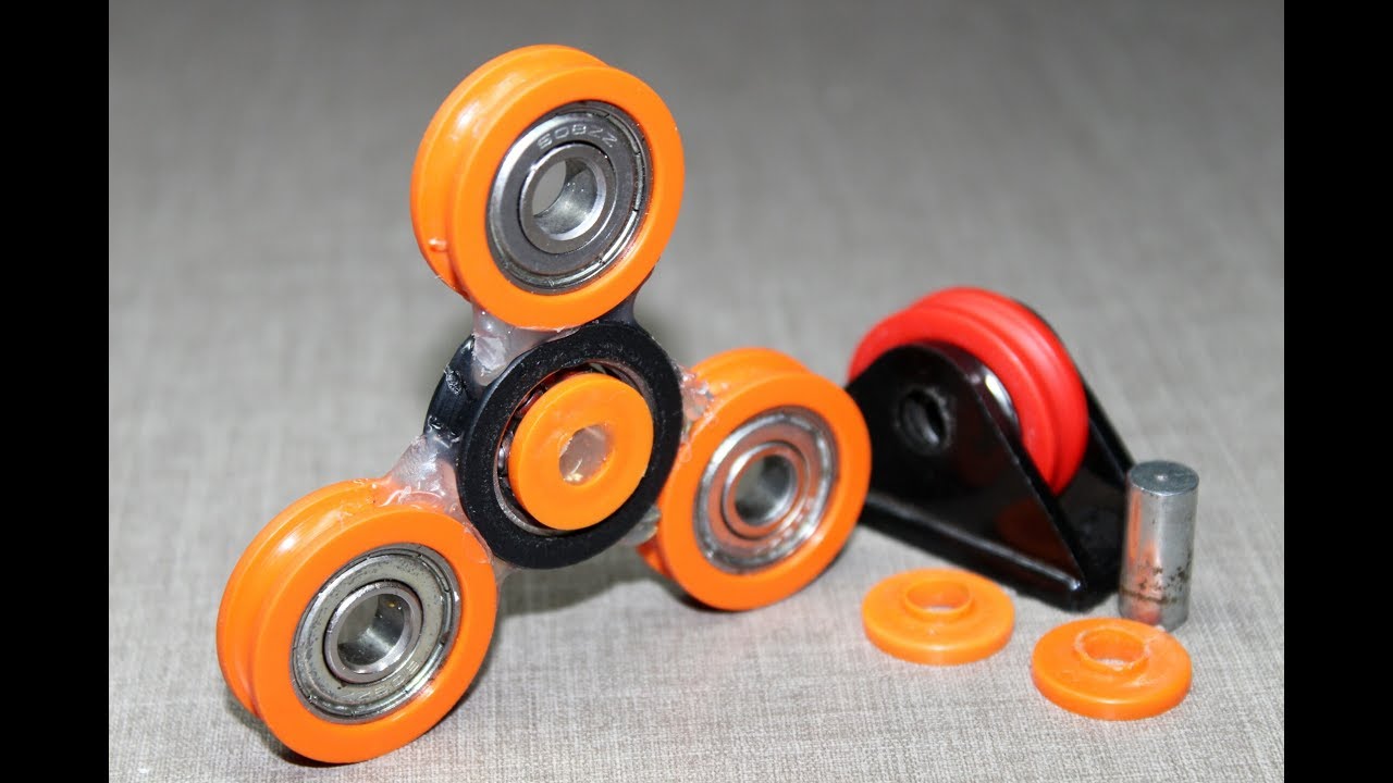 How to make Fidget Spinner with Sliding Window Rollers (DIY) | Easy and ...