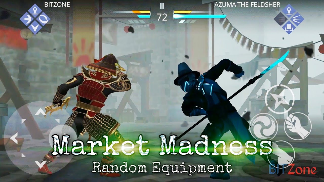Shadow Fight 3: Azuma The Feldsher VS Random Equipment | Market Madness ...