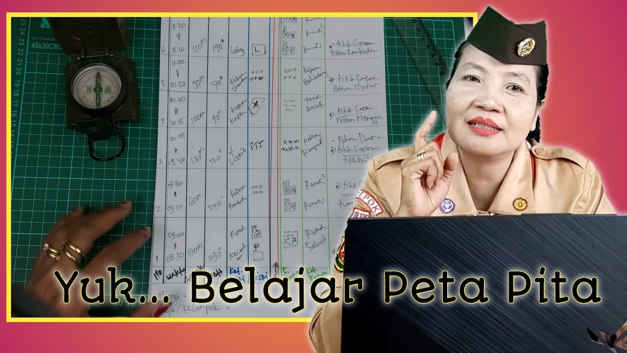 Cara Membuat dan Mengisi Peta Pita Pramuka - YouTube