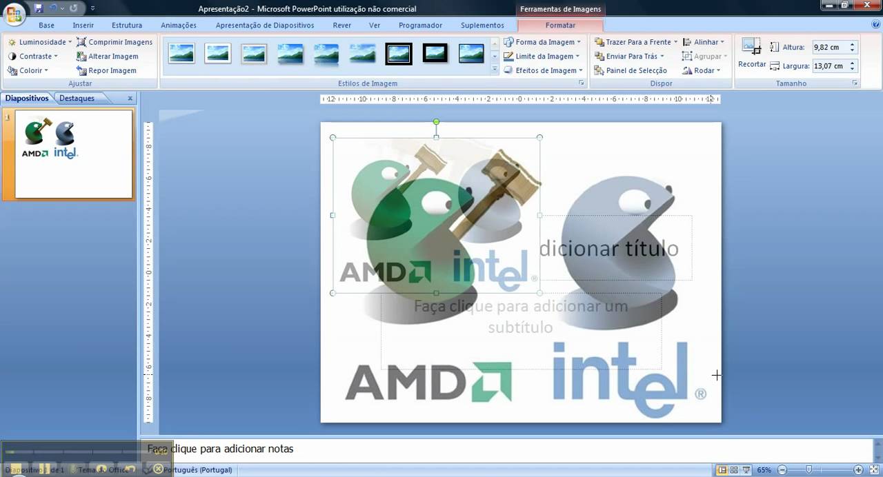 Inserir Imagem PowerPoint - YouTube