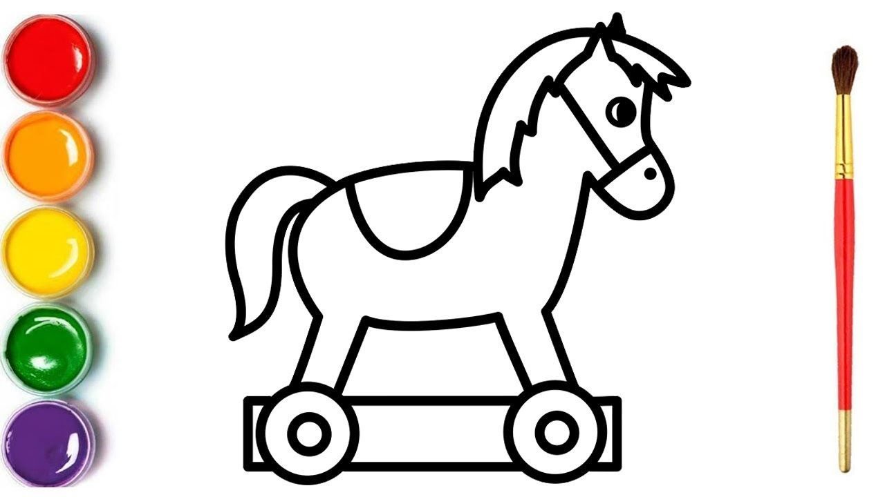 How to draw toys |Easy . Drawing and coloring for kids easy draw. - YouTube