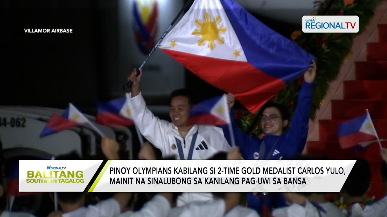 Balitang Southern Tagalog: Pinoy olympians, mainit na sinalubong sa ...