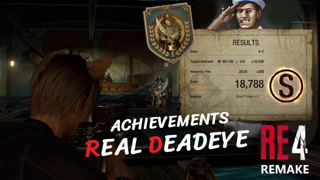 Resident Evil4 Remake / Achievements Real Deadeye [PC] - YouTube