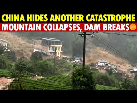 Another Huge Disaster Covered Up By China: Entire Mountain Falls, Dam Floods City, Thousands Gone