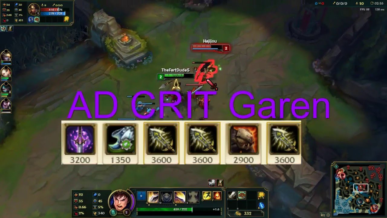 Off Meta Builds | AD CRIT Garen - YouTube