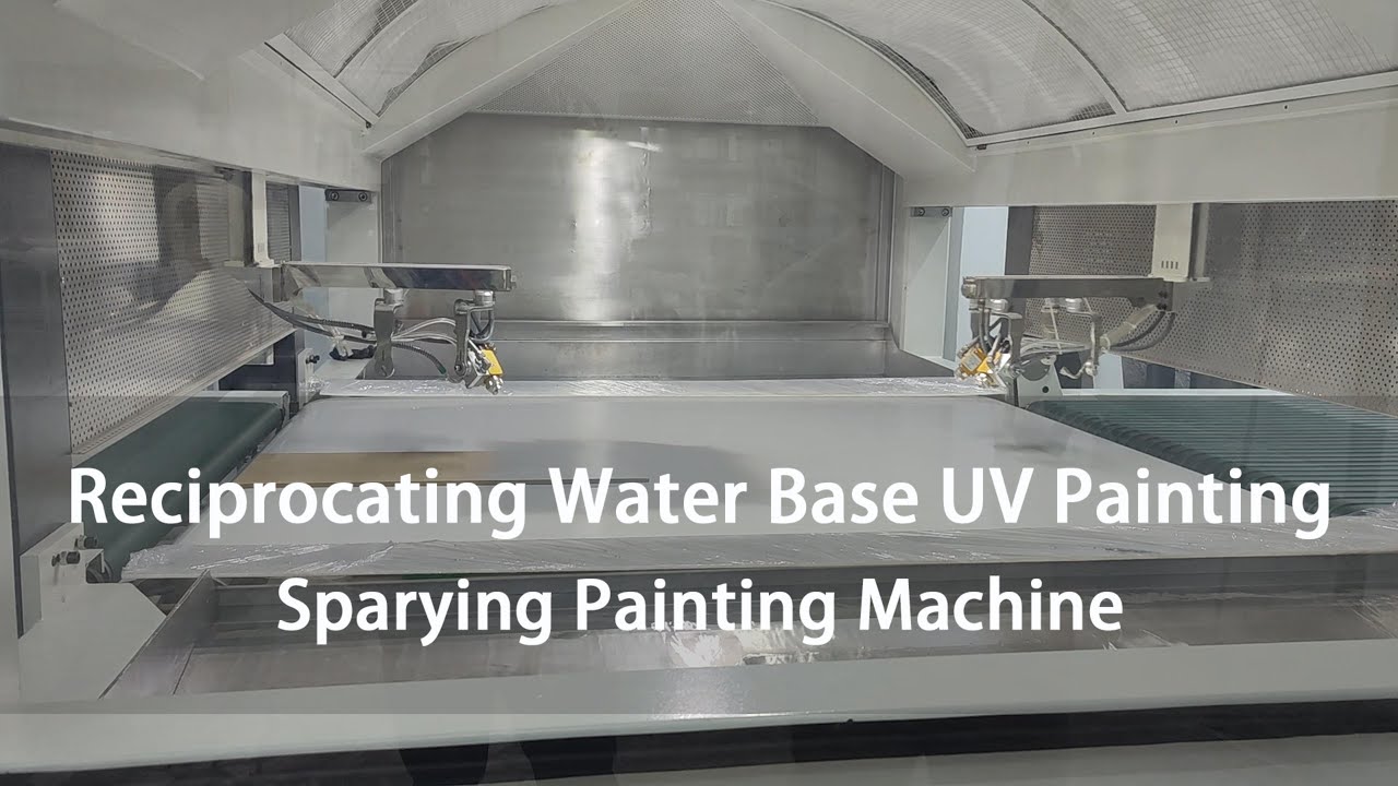 Reciprocating Water Base UV Spraying Painting for Furniture Plates# ...