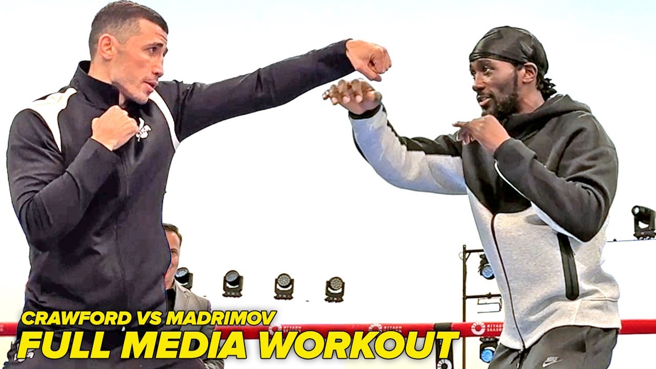 Terence Crawford vs Israil Madrimov • Full Media Workouts - YouTube