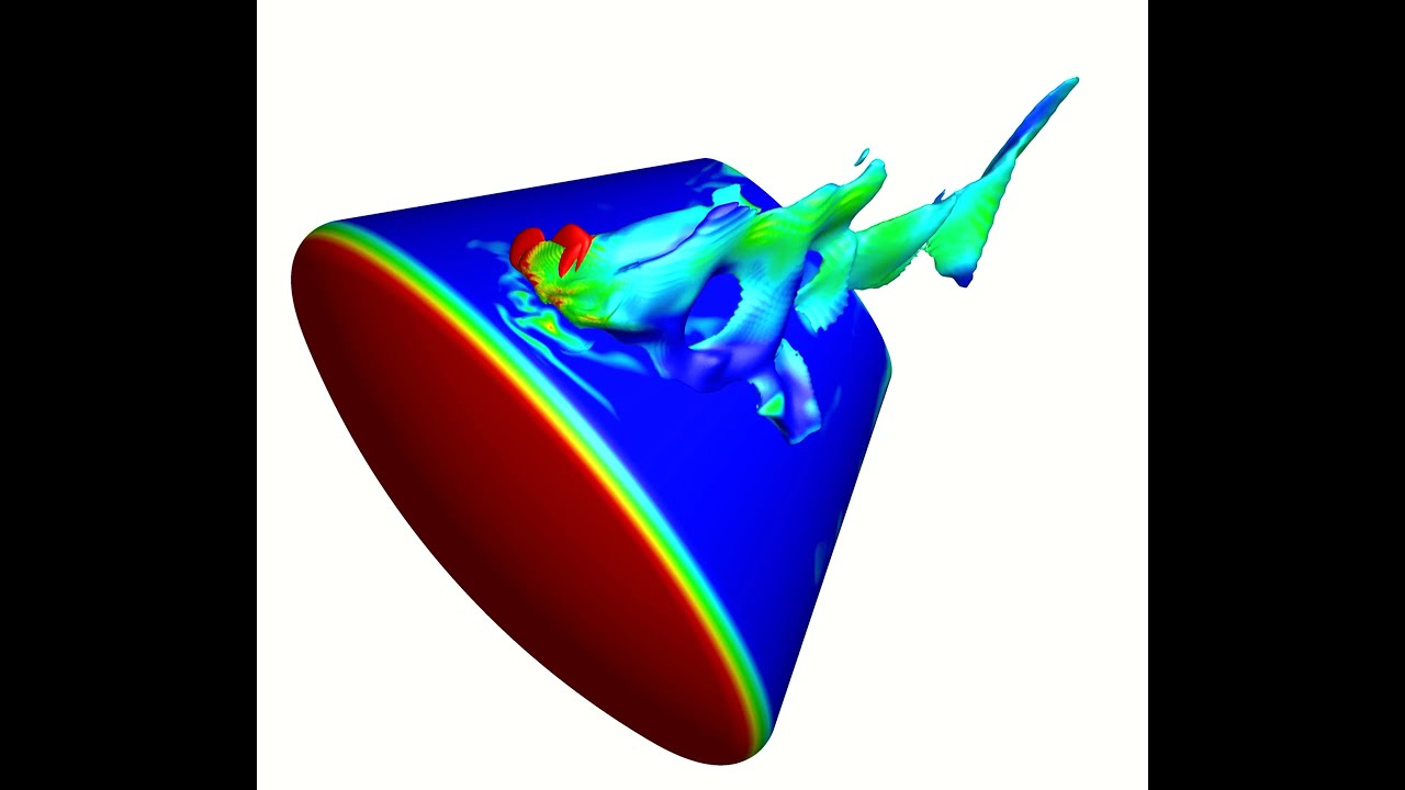 Orion Reaction Control System Plume CFD Simulation 2015 (SC15) - YouTube