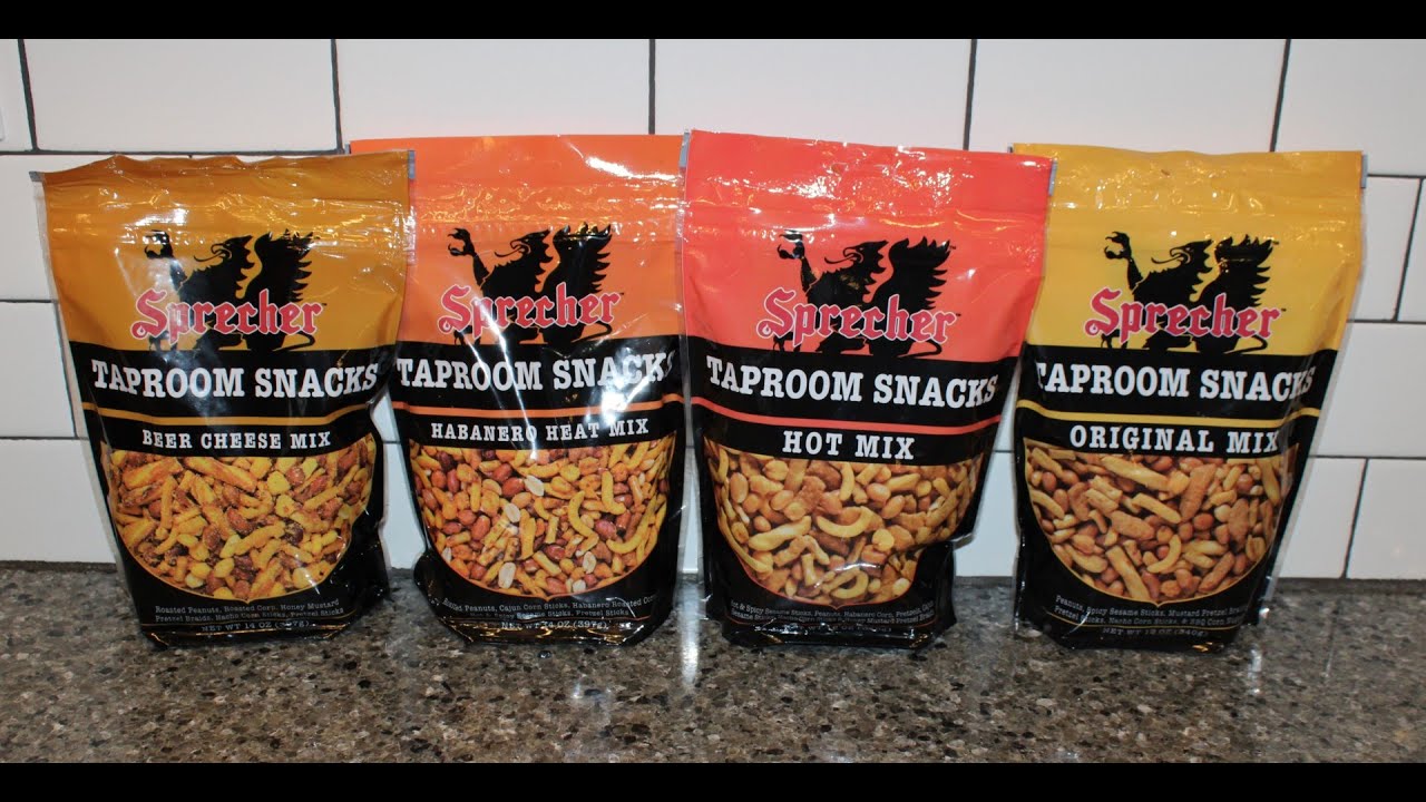 Sprecher Taproom Snacks: Beer Cheese Mix, Habanero Heat Mix, Hot Mix ...