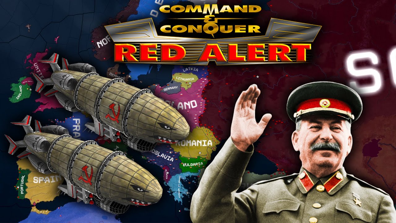 If Einstein Killed Hitler (Red Alert 1) - Hoi4 Timelapse - YouTube